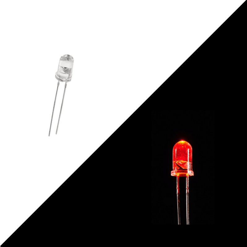 5mm Red LED Bulb - Bright Light Emitting Diode — SmartLabs